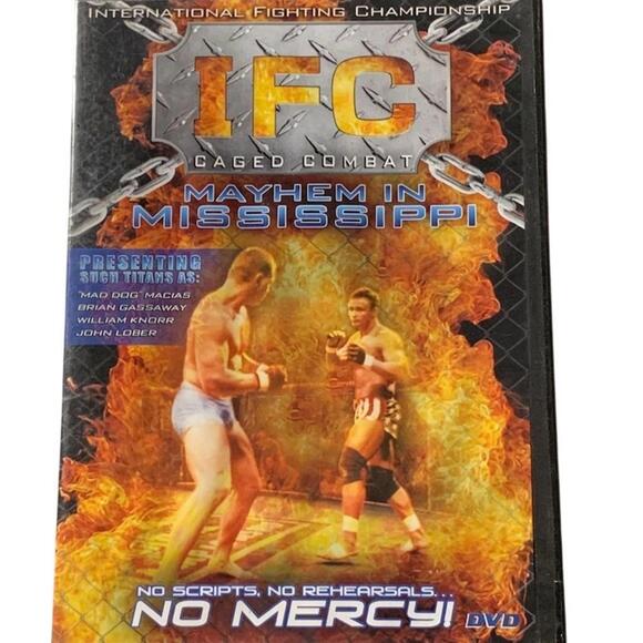 Media | Ifc Caged Combat Mayhem In Mississippi Dvd Mma Sports Movie 205 ...